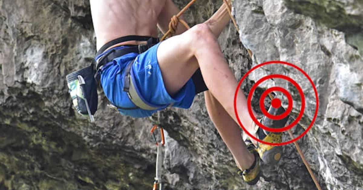 Improve Climbing Footwork with "Target Practice"